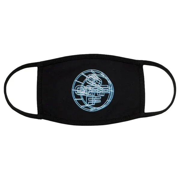 Off-White 3d Crossed Face Mask - Black