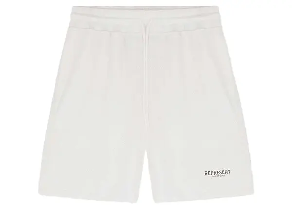 REPRESENT Owners Club Mesh Shorts - Flat White