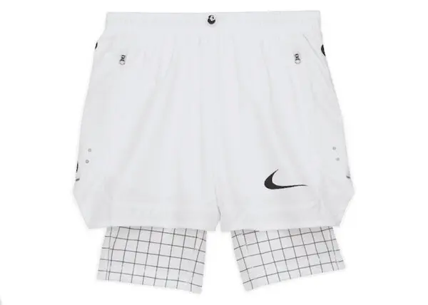 Off-White X Nike Grid Shorts - White Grid