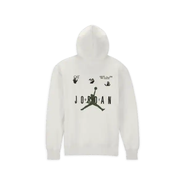 Off-White X Jordan Hoodie - White | Editorialist