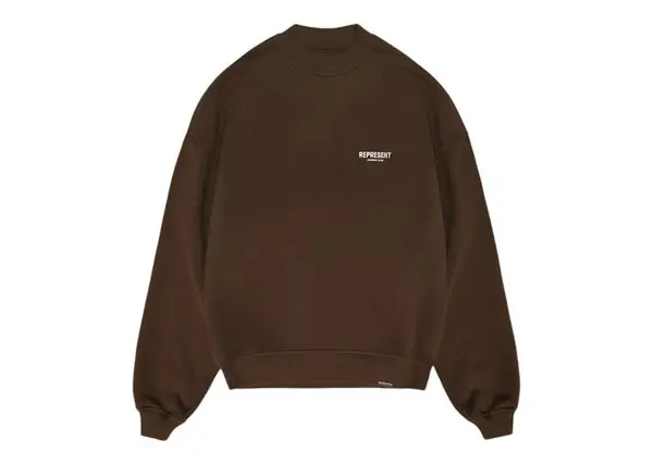 REPRESENT Owner's Club Sweater - Brown/white