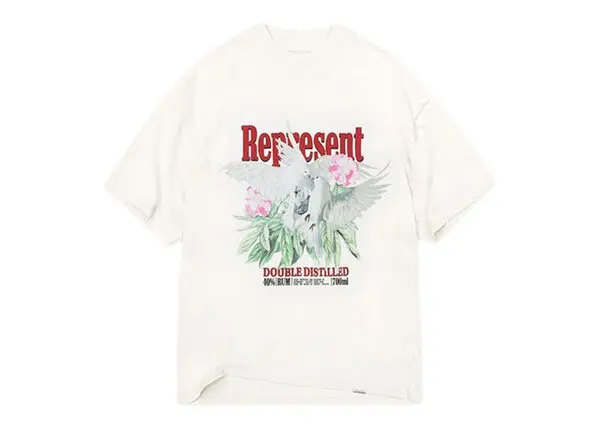 REPRESENT Double Distilled T-shirt - Flat White