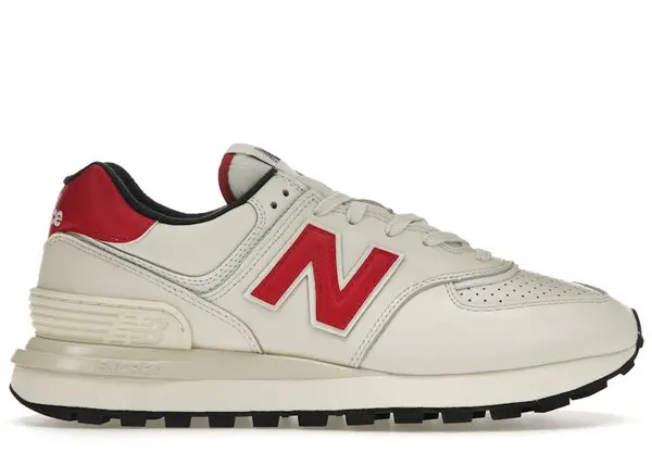 NEW BALANCE 574 Legacy Sneakers - Angora/crimson