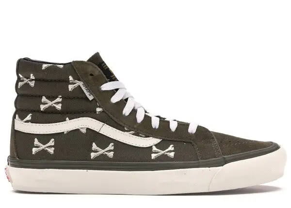 VANS Sk8-hi Wtaps Crossbones Sneakers - Olive