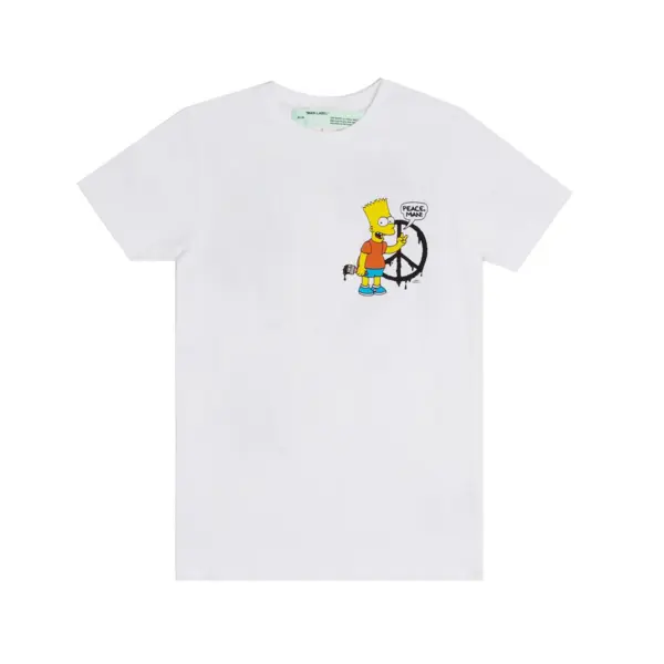 Off-White Off Bart Peace T-shirt