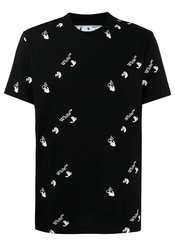 Off-White All Over Logo Print T-shirt