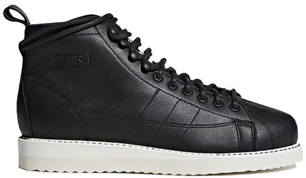Adidas Superstar High-top Sneaker - Core Black/off White