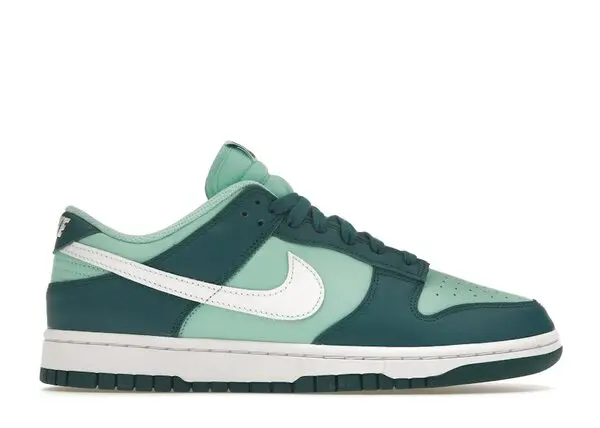 Nike Dunk Low Sneakers - Geode Teal/white/emerald Rise