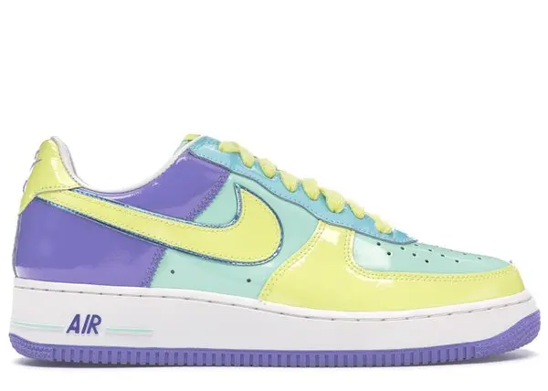 Nike Force 1 Low Easter Egg Sneakers - Medium Mint/lemon Frost