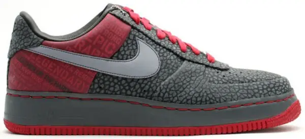 Nike Air Force 1 Low Sneakers - Black/stealth/varsity Red