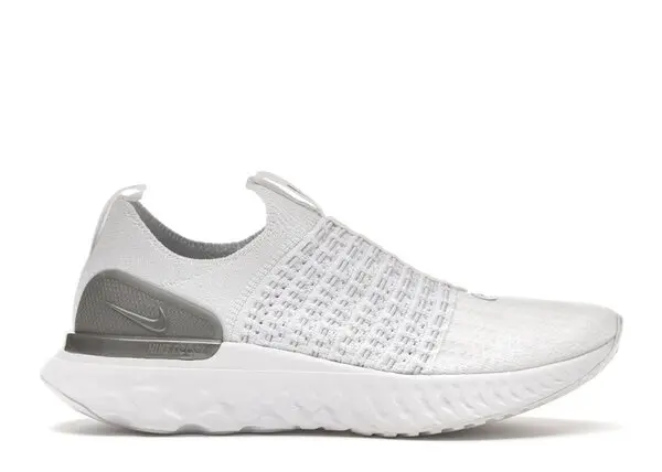Nike React Phantom Run Flyknit 2 - White/pure Platinum
