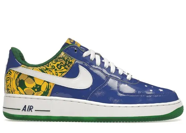 Nike Air Force 1 Low Ronaldinho Sneakers - Varsity Royal/white/varsity Maize