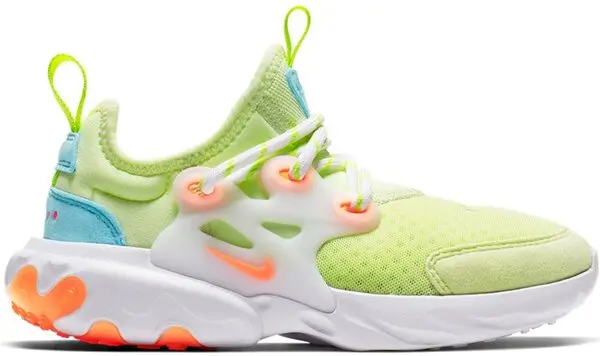 Nike React Presto Sneakers - Barely Volt/hyper Crimson/blue Gaze