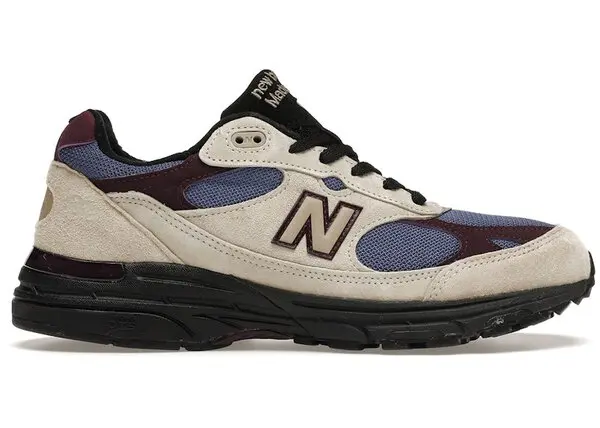 NEW BALANCE 993 Aime Leon Dore Sneakers - Taupe/blue