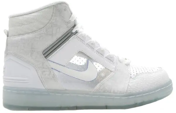 Nike Air Force 2 High Nintendo Wii Pack - White/metallic Silver