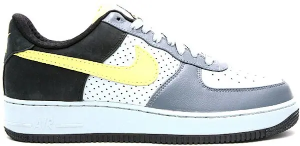Nike Force 1 Low Wildwood Sneakers - Flint Grey/sonic Yellow/black