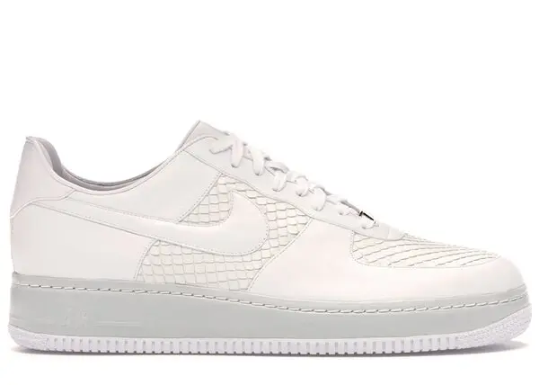 Nike Air Force 1 Low Lux Anaconda Sneakers - White/metallic Gold