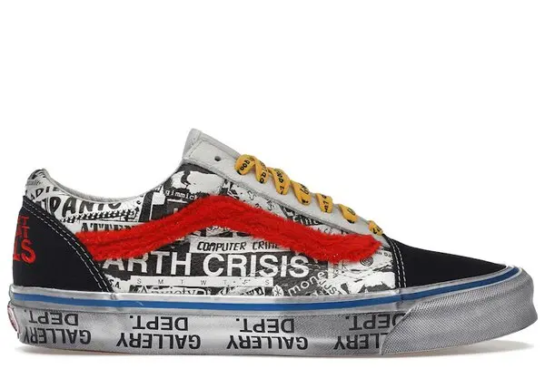 VANS Og Old Skool Lx Gallery Dept. Good Luckin Sneakers - Black/true White