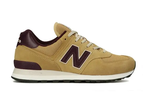 NEW BALANCE 574 Sneakers - Light Brown/dark Brown/white