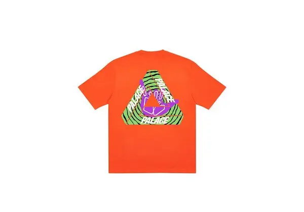PALACE Trizooted Shakka T-shirt - Dark Orange