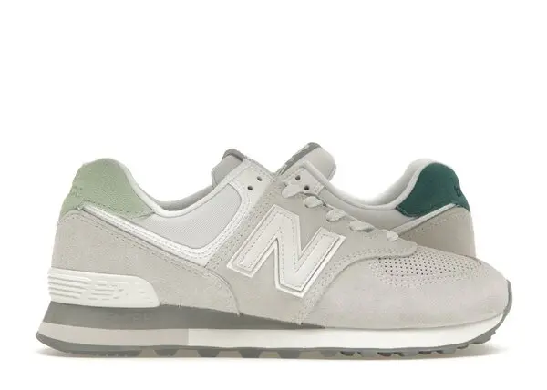 NEW BALANCE 574 Sneakers - Light Grey/mint/green