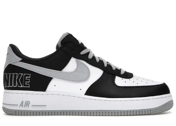 Nike Force 1 Low '07 Emb Raiders Sneakers - Black/flat Silver/white