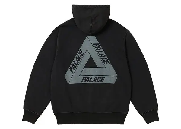 PALACE Washed Out Triferg Hood - Black