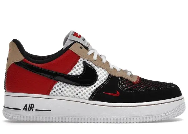 Nike Air Force 1 Low '07 Lv8 Sneakers - White/gym Red/hemp