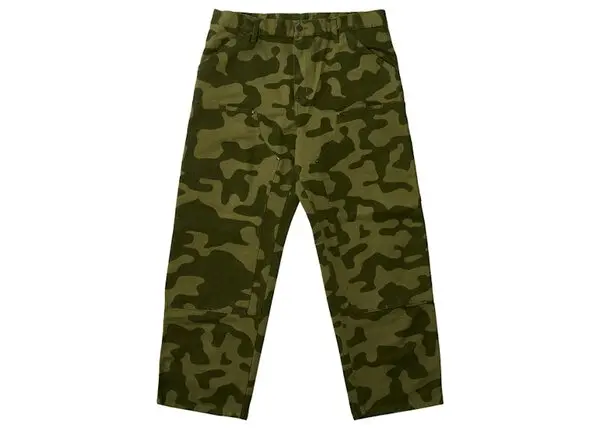PALACE X Carhartt Wip Double Knee Pant - Dollar Green