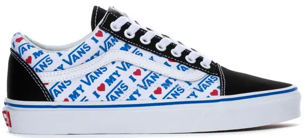 VANS Old Skool I Love My Sneakers - Black/true White