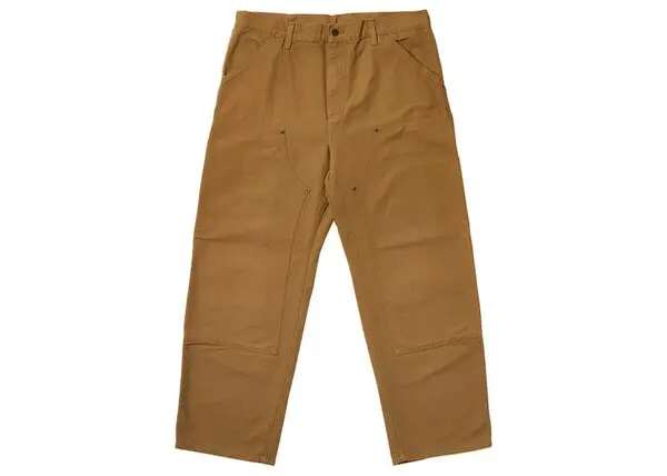 PALACE X Carhartt Wip Double Knee Pant - Hamilton Brown