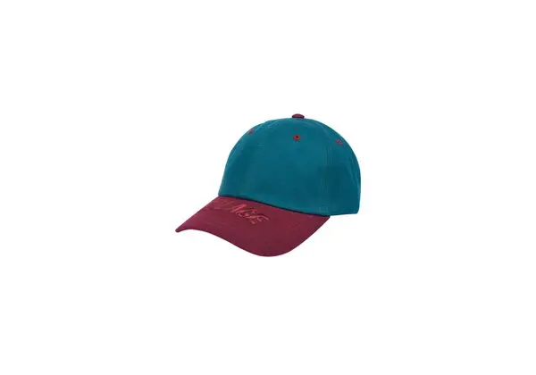 PALACE Visor 6-panel Hat - Green/burgundy | Editorialist