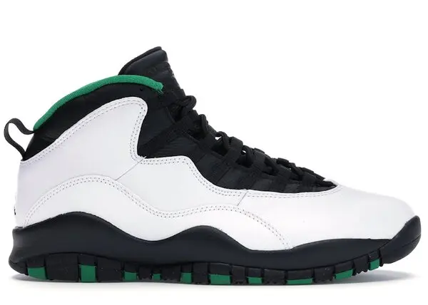 JORDAN Retro Seattle Sneakers - White/black/green