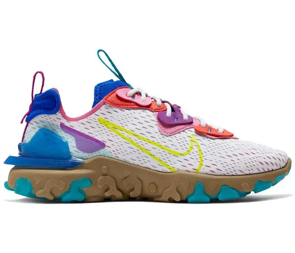 Nike React Vision Sneakers - Photon Dust/lemon Venom/hyper Blue