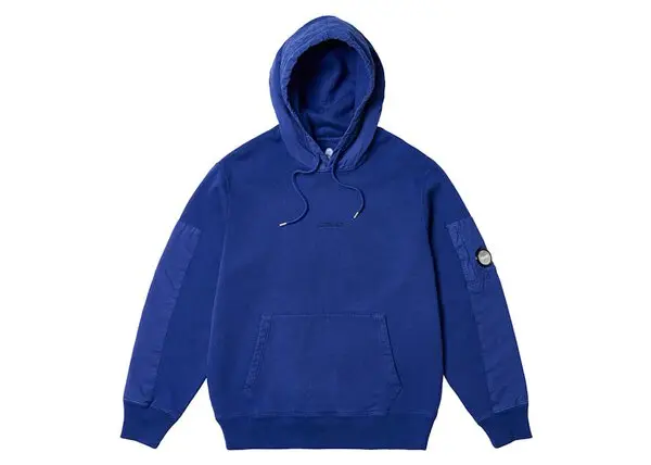 PALACE X C.p. Company Hoodie - Bright Cobalt Blue