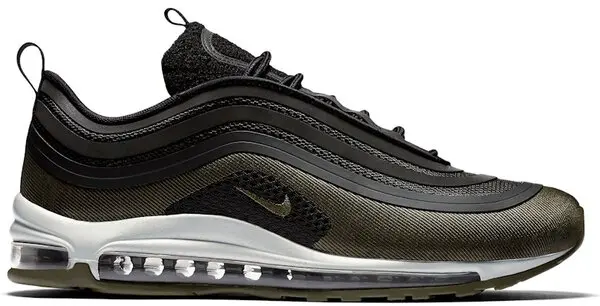 Nike Air Max 97 Ultra 17 Hal Sneakers - Black/medium Olive/light Pumice