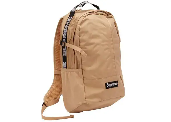 Supreme Ss18 Backpack - Tan | Editorialist