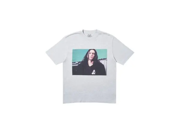 PALACE Wise Up T-shirt - Grey Marl