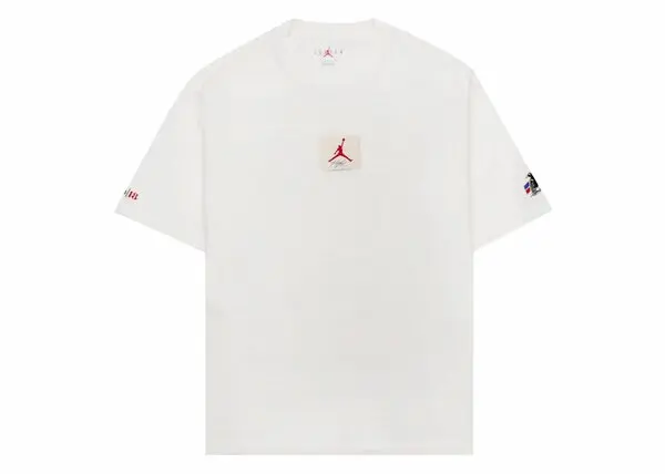 Nike Air Jordan X Two 18 Detroit 218 Tee Shirt - Sail