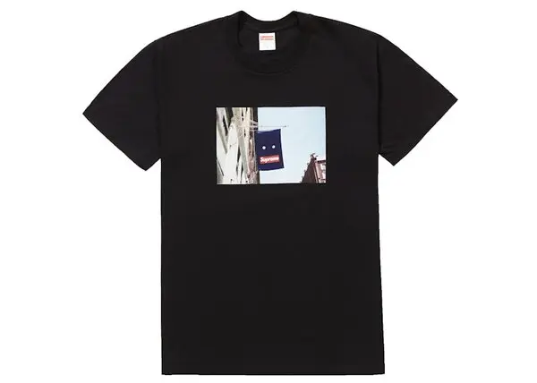 Supreme Banner Tee Shirt - Black