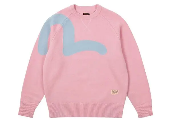 PALACE X Evisu Seagull Knit - Pink Nectar
