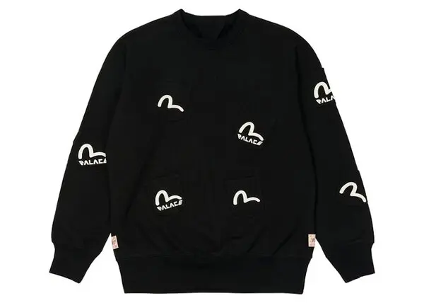 PALACE X Evisu Pocket Crew - Black
