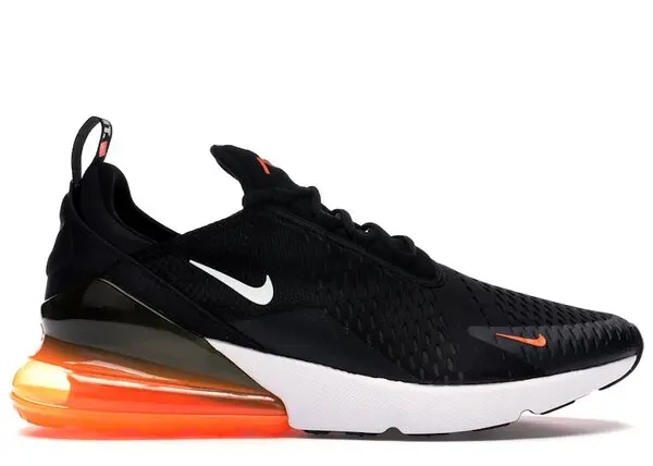 Nike Air Max 270 Sneakers - Black/white/total Orange