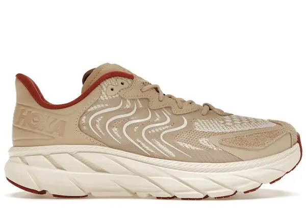 Hoka One One Clifton Long Sleeve - Shifting Sand/rust