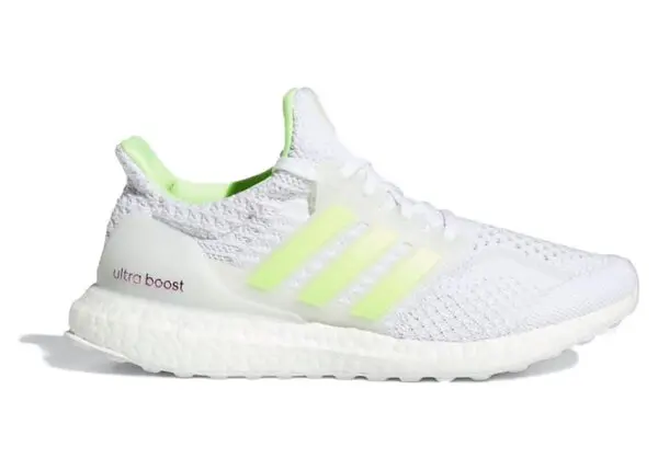 Adidas Ultra Boost 5.0 Dna Glow In The Dark - Cloud White/signal Green/dash Grey