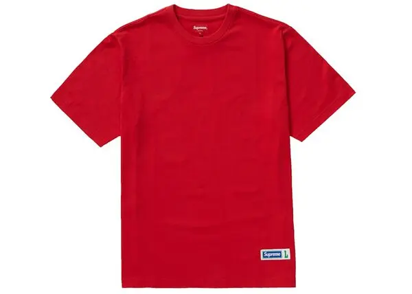 Supreme Athletic Label Tee Shirt - Red
