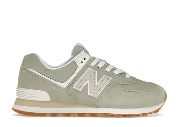 NEW BALANCE 574 Sneakers - Calm Green/angora