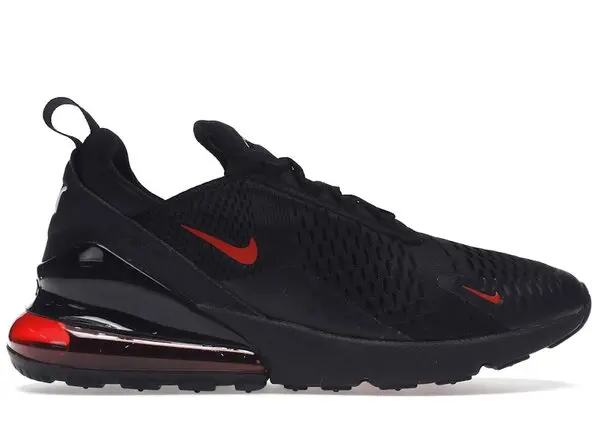 Nike Air Max 270 Bred Sneakers - Black/white/university Red