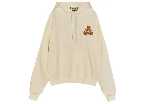 PALACE X Gucci Triferg Gg Patch Hoodie - Ivory
