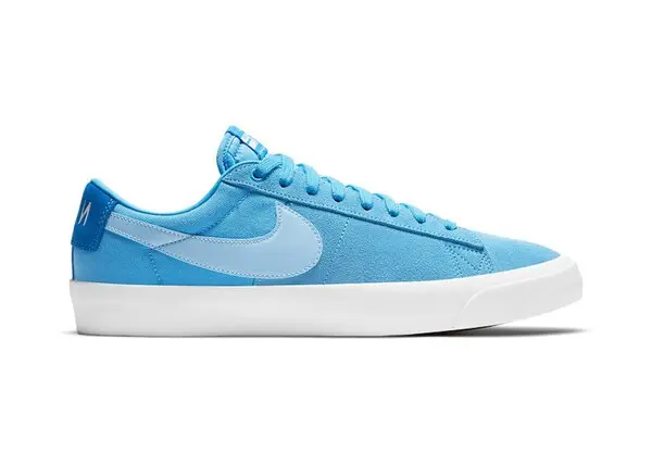 Nike Blazer Low Gt El Caminoin Sneakers - Light Blue/white
